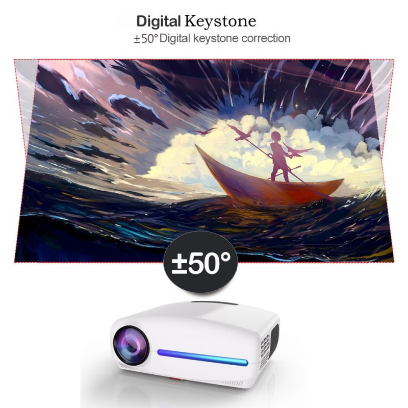 WZATCO C2 1920*1080P Full HD 200inch AC3 4D keystone LED Projector ...
