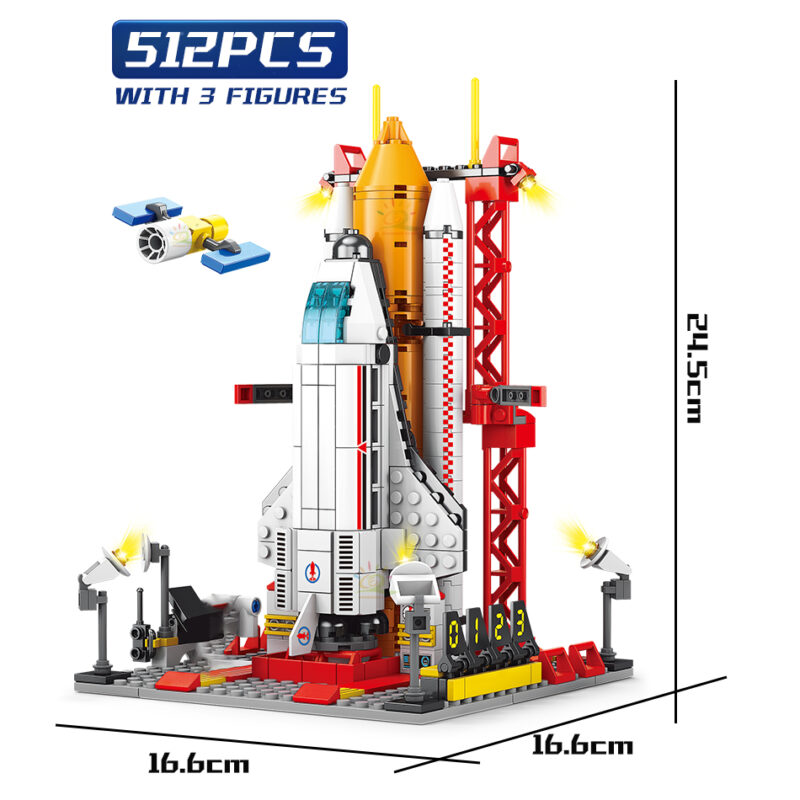 Space Aviation Manned Rocket Building Blocks - SUNDOA ☼ Shopping