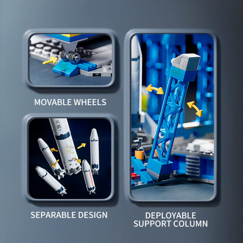 Space Aviation Manned Rocket Building Blocks - SUNDOA ☼ Shopping